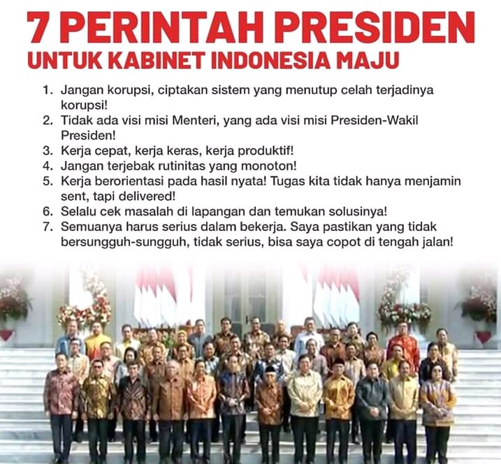 KAPUR IX - SELAMAT ATAS DILANTIKNYA KABINET INDONESIA MAJU KAPUR IX - SELAMAT ATAS DILANTIKNYA KABINET INDONESIA MAJU